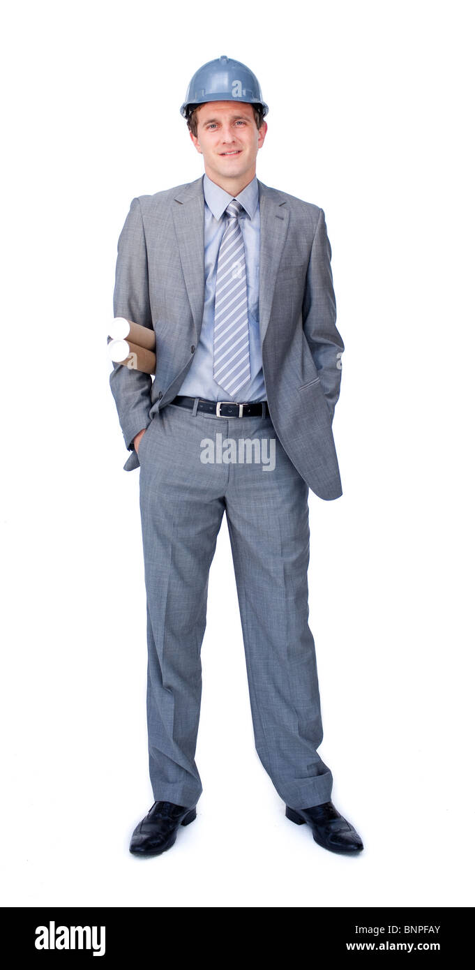 Attractive architect on phone holding plans Stock Photo - Alamy Attractive architect on phone holding plans Stock Photo - Alamy