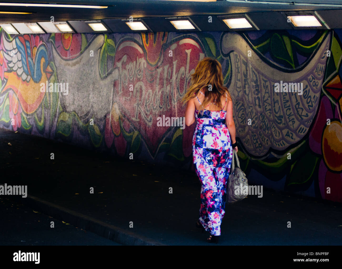 Colourful graffiti mural hi-res stock photography and images - Alamy