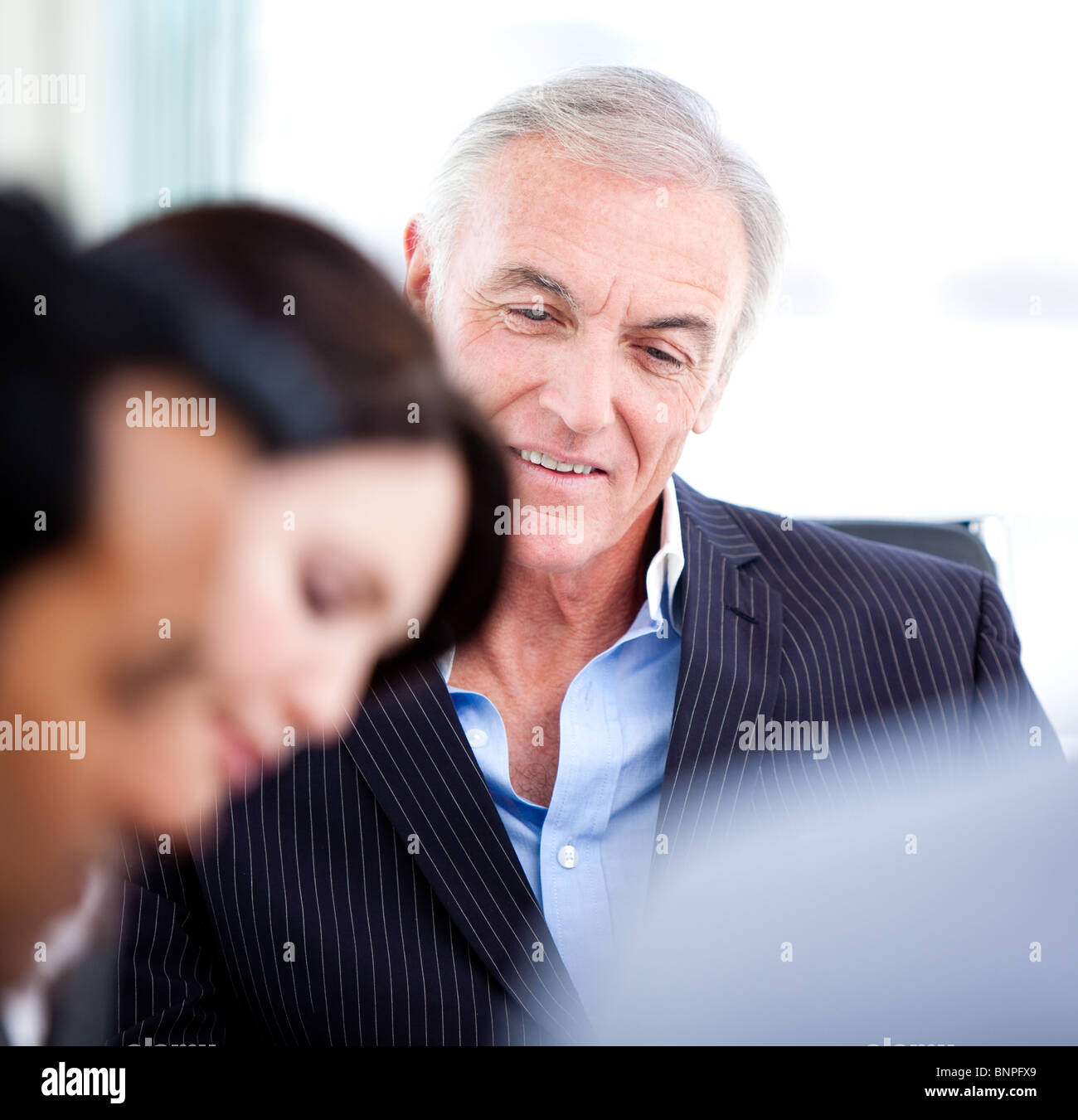 Assertive mature businessman in hi-res stock photography and images - Alamy