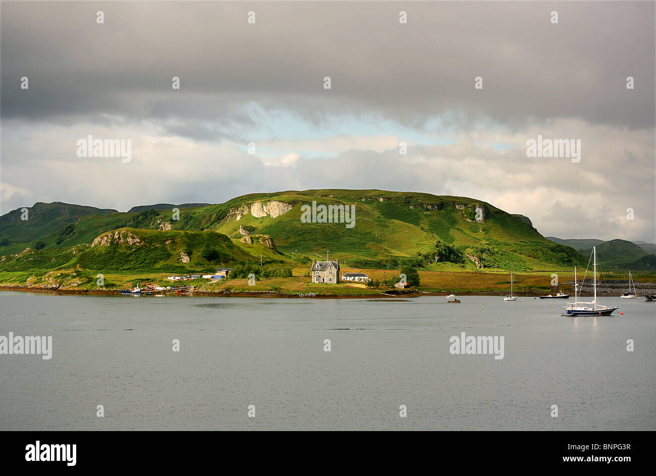 Beautiful scenery around the Isle of Mull in Scotland Stock Photo - Alamy