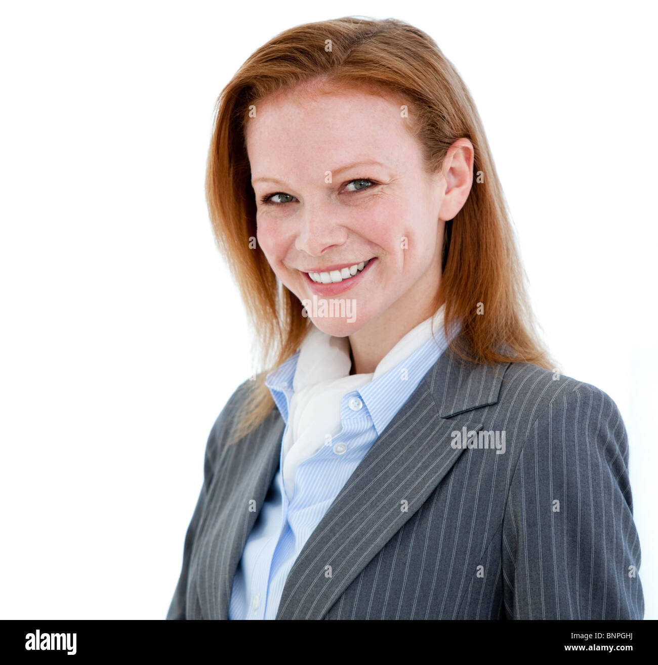 Portrait of a female executive Stock Photo - Alamy