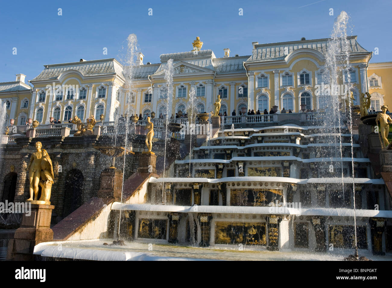 The Peterhof Palace, Saint Petersburg, Russia Stock Photo - Alamy