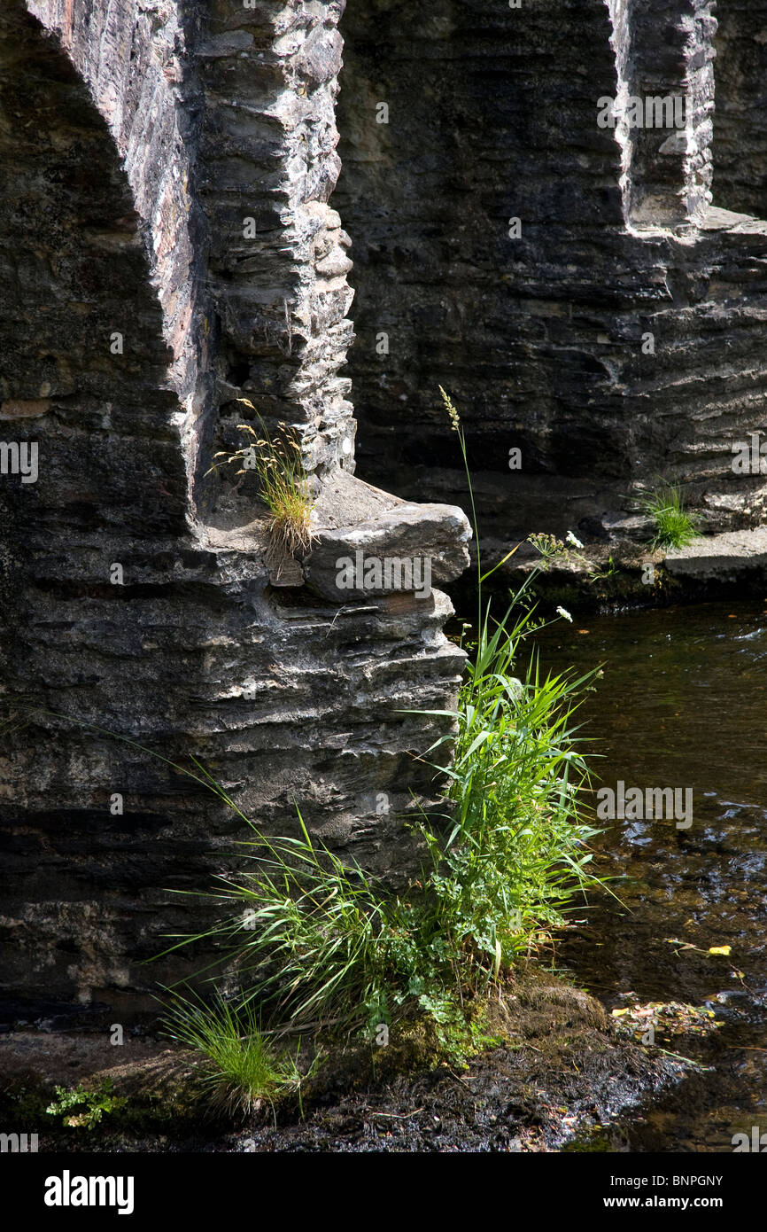 Withypool bridge in Exmoor national park Stock Photo - Alamy