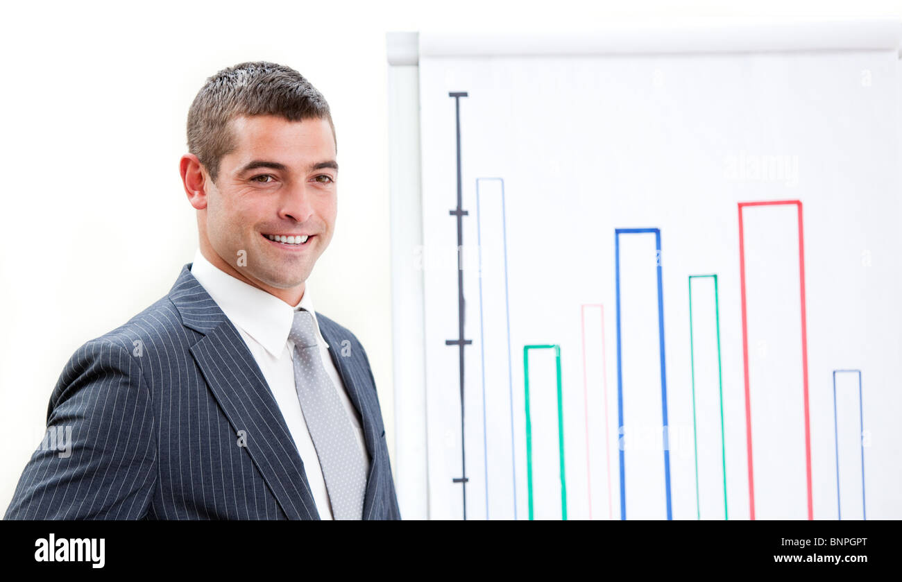 Charismatic young businessman doing a presentation Stock Photo - Alamy Charismatic young businessman doing a presentation Stock Photo - Alamy