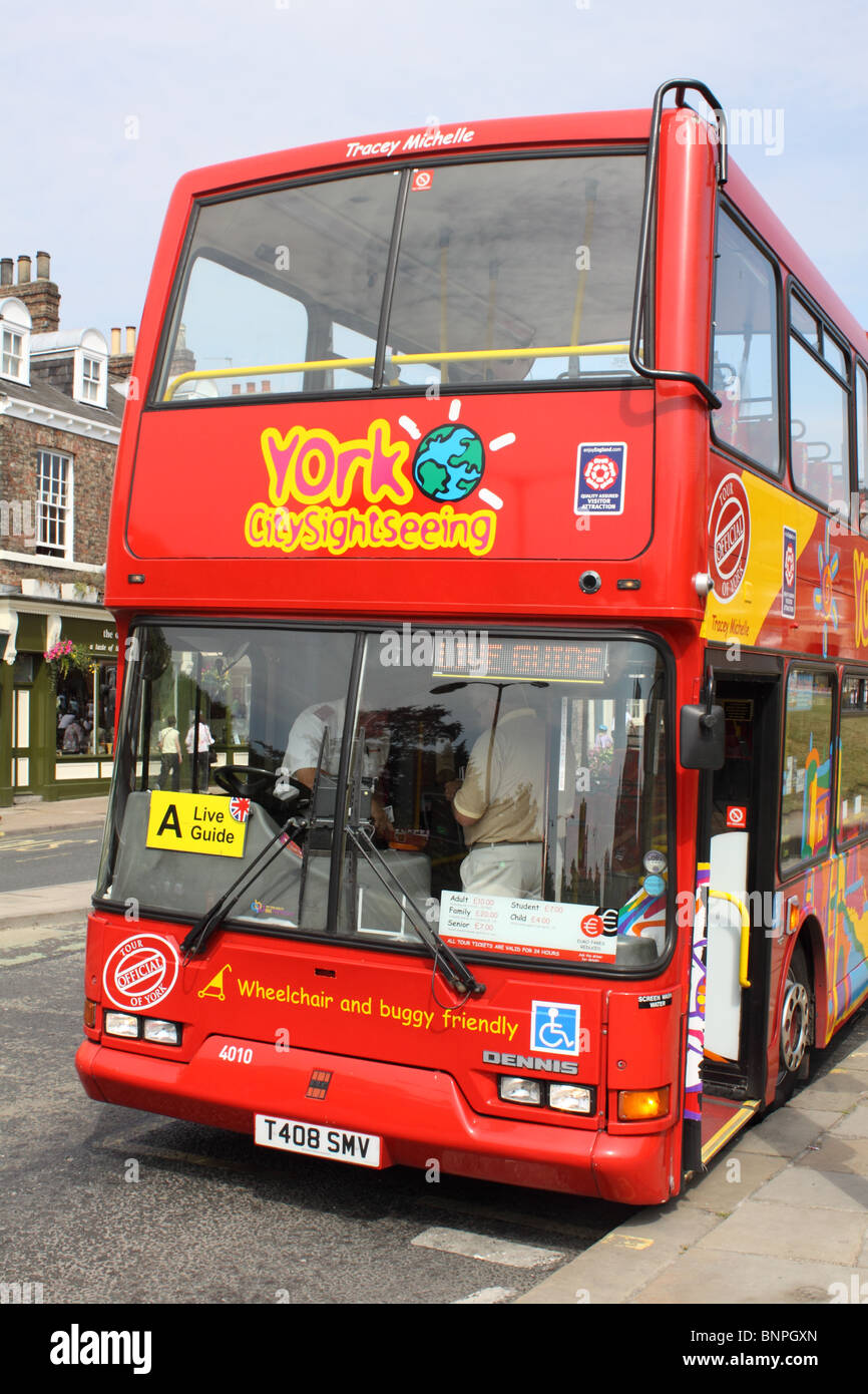 York city sightseeing bus hi-res stock photography and images - Alamy