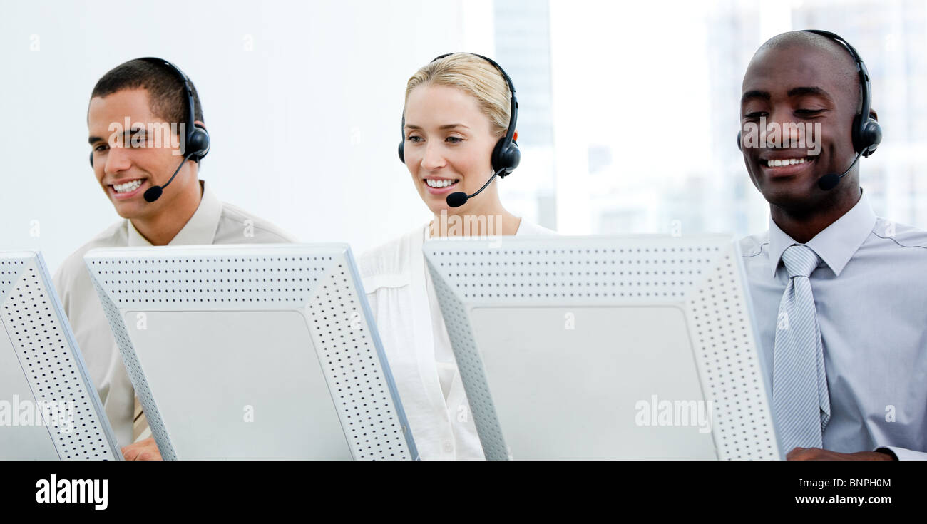 Customer service representatives Stock Photo - Alamy