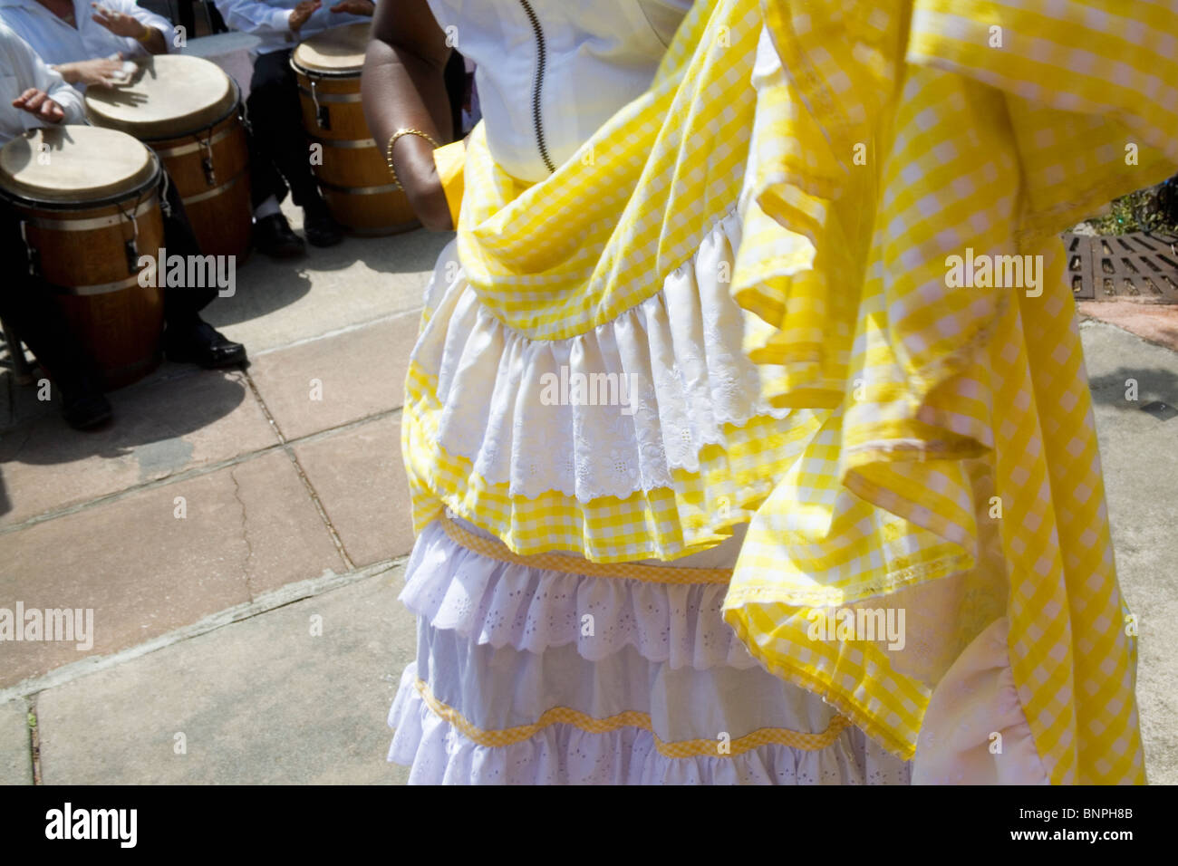 An ethnic dancer from Puerto Rico Stock Photo - Alamy