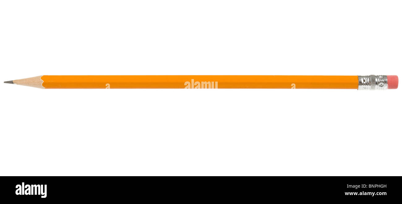 a Pencil with white background Stock Photo - Alamy