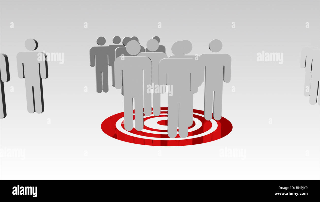 3d men representing teamwork Stock Photo - Alamy