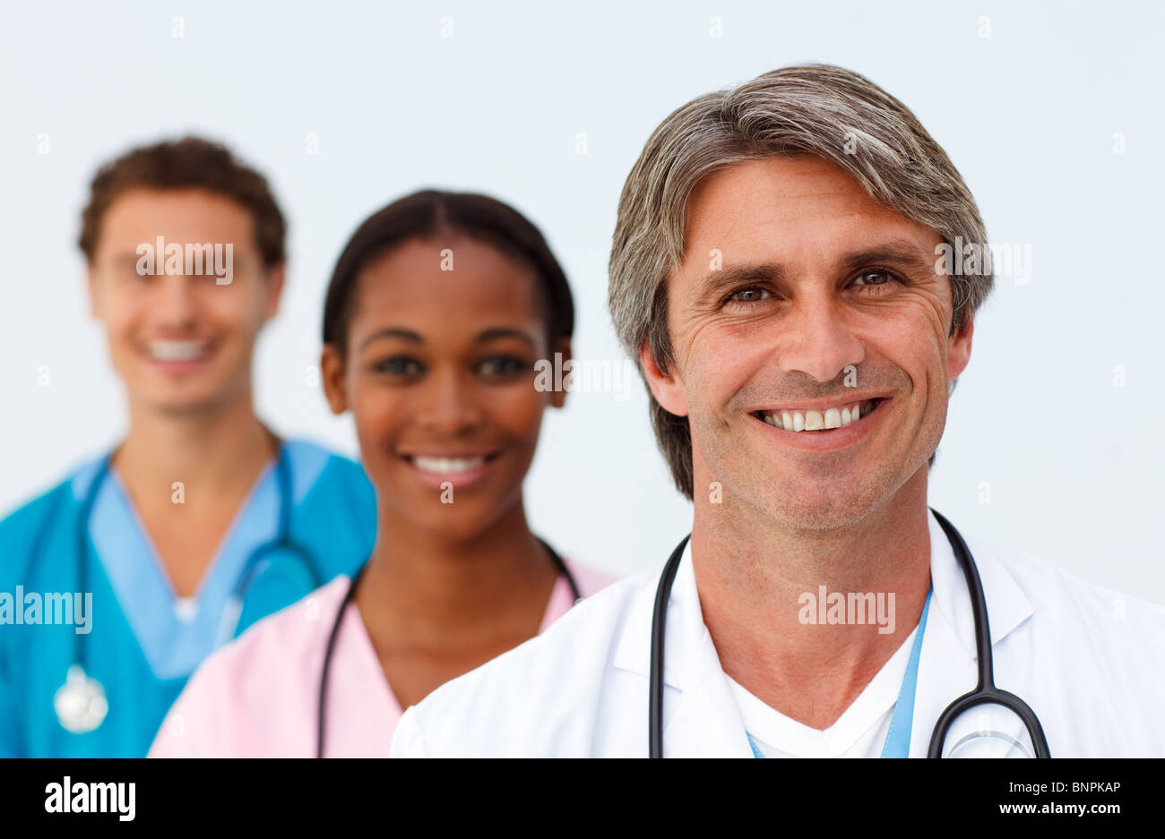 Portrait of a smiling medical team Stock Photo - Alamy