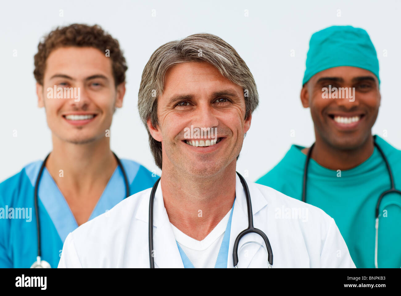 Portrait of a cheerful medical team Stock Photo - Alamy