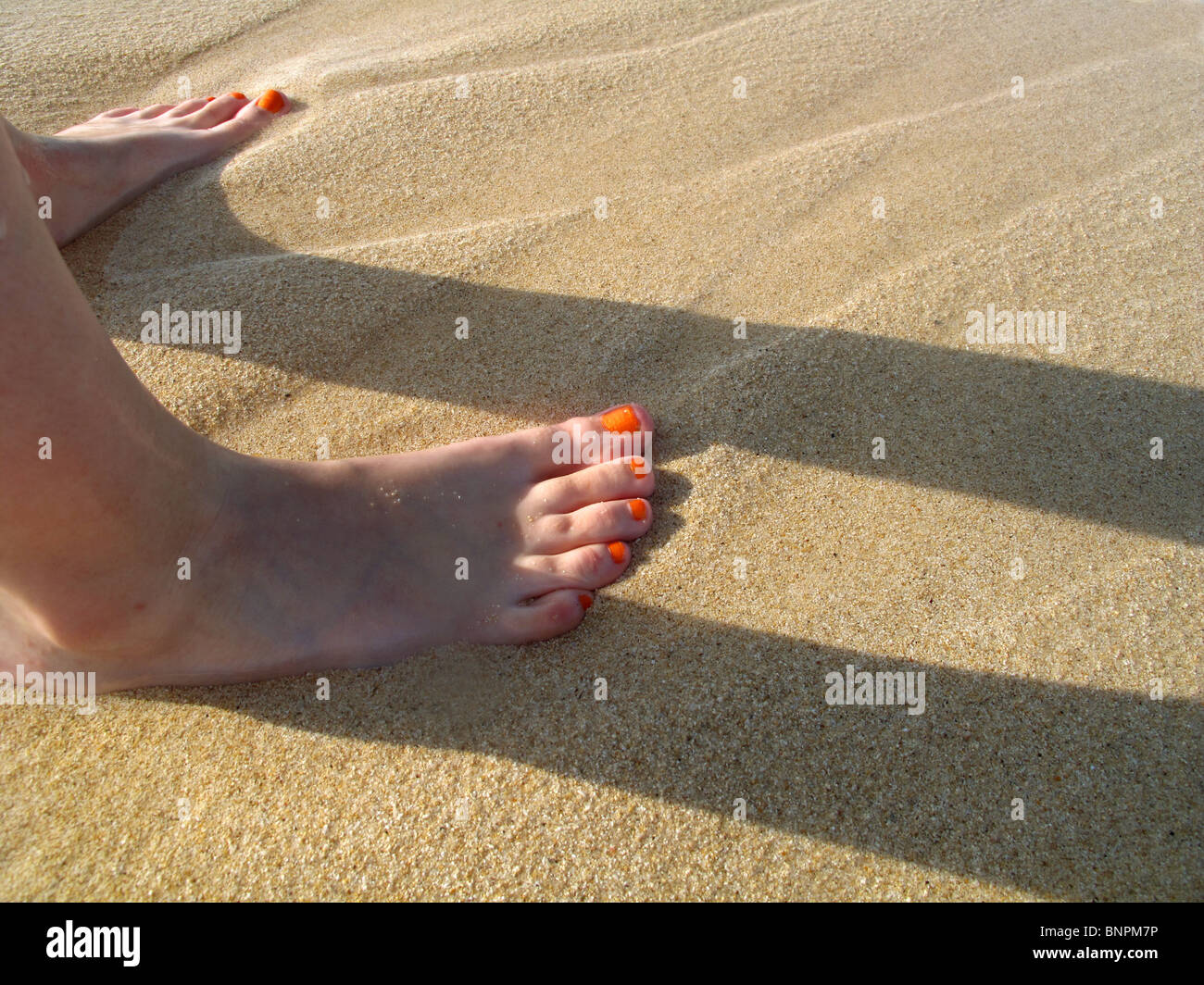 Painted toenails hi-res stock photography and images - Alamy