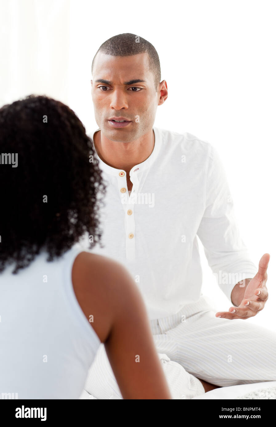 Close-up of a couple having a row Stock Photo - Alamy