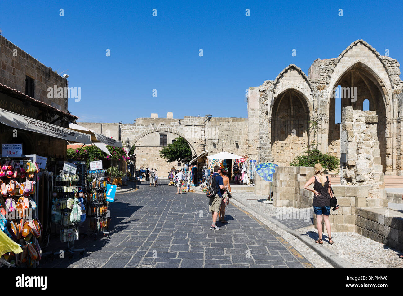 Shops near the Church of Our Lady of the City and Hospice of St ...