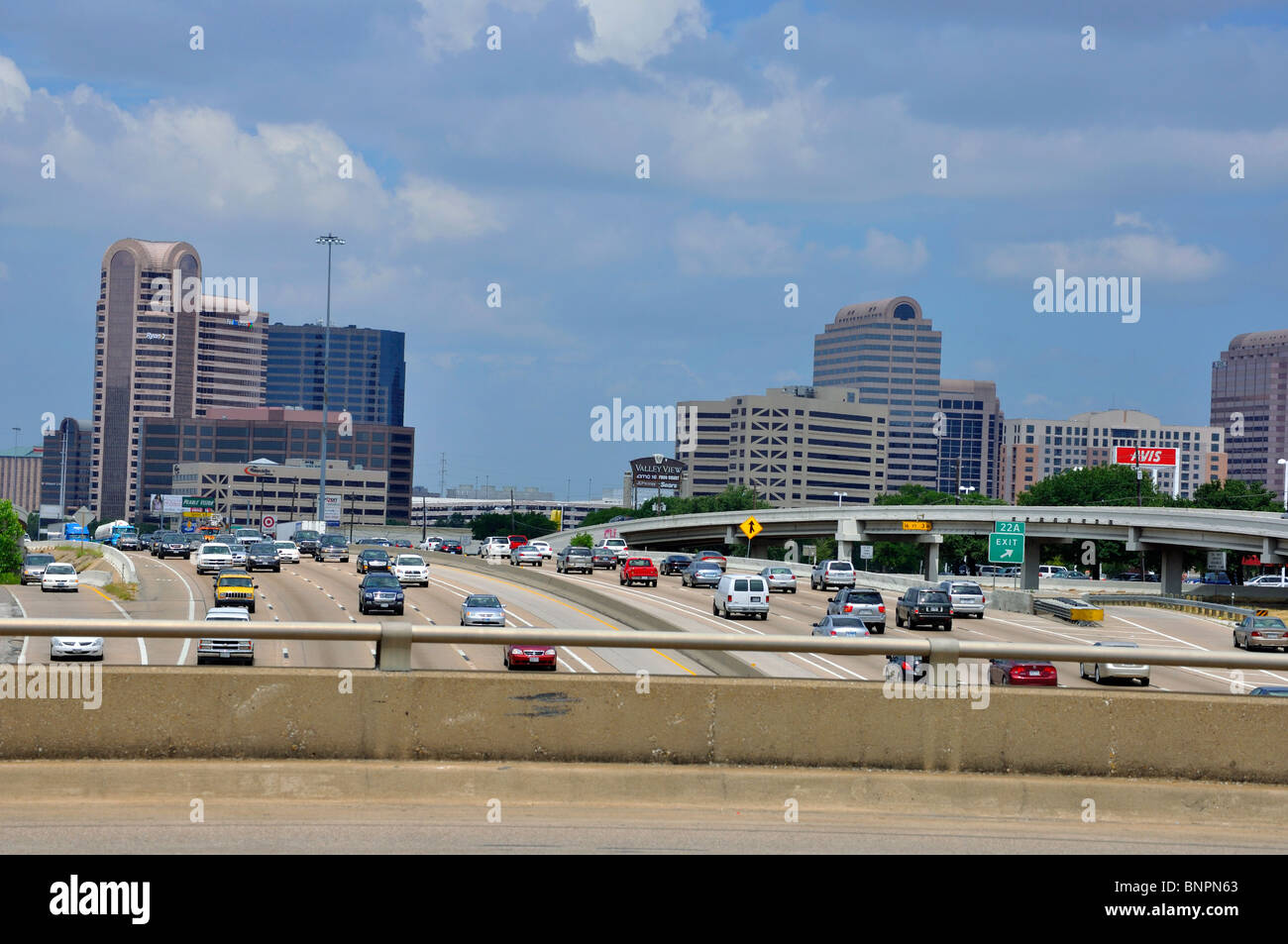 Highway in Dallas, Texas, USA Stock Photo - Alamy