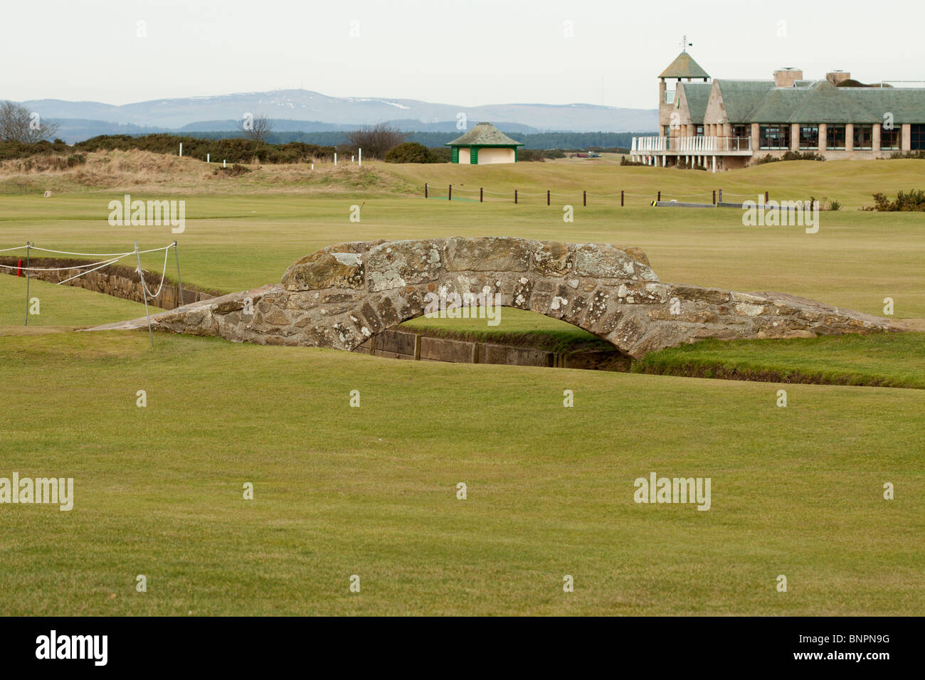 Swilken Bridge, The Royal and Ancient Golf Course, St Andrews Stock ...
