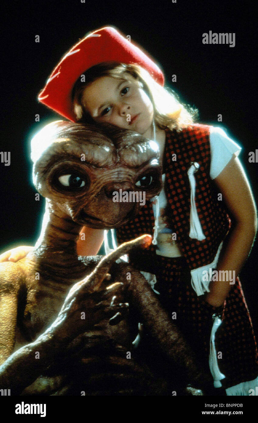 Drew Barrymore Alien E T Extra Terrestrial High Resolution Stock ...