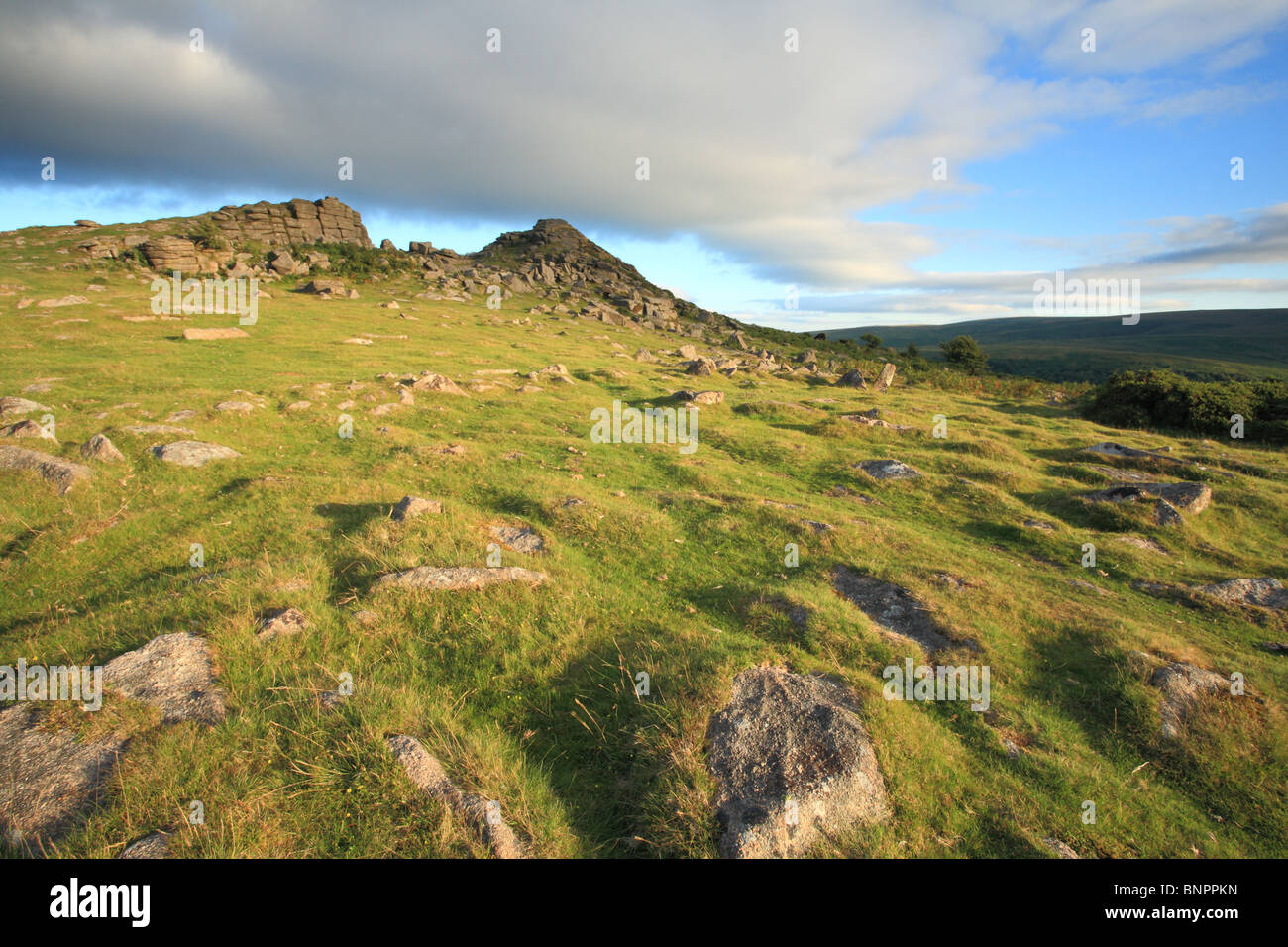 Sharp Tor near Dartmeet, Dartmoor, Devon, England, UK Stock Photo - Alamy