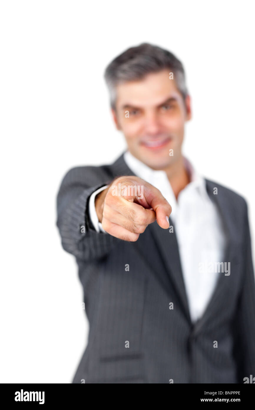 Mature businessman demonstrating confident hi-res stock photography and ...