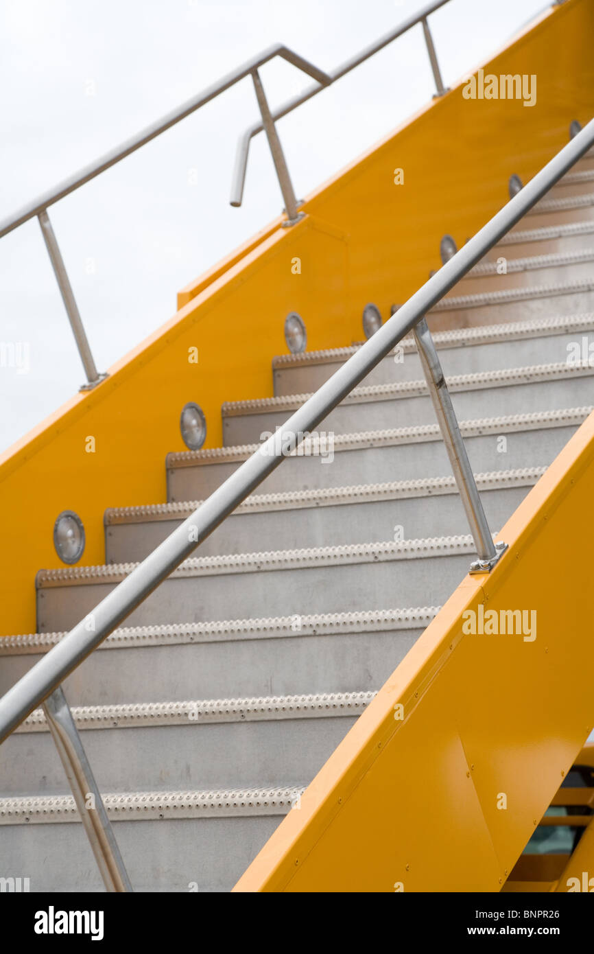 Airplane ladder close up shot Stock Photo - Alamy