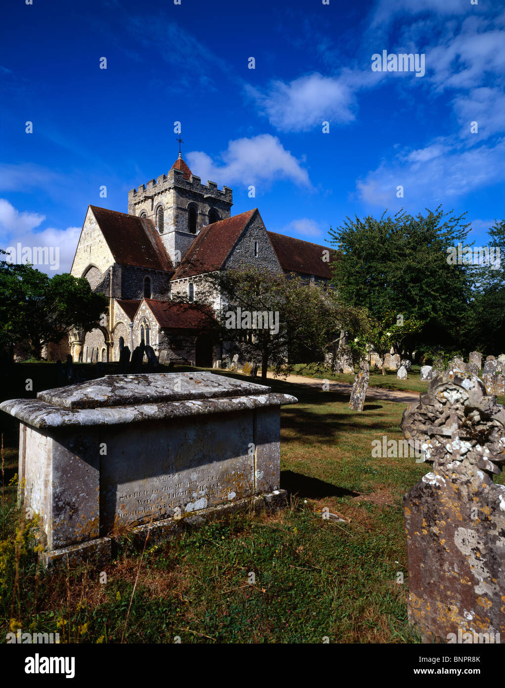 The church of St Mary & St Blaise, Boxgrove Priory, Boxgrove, West ...