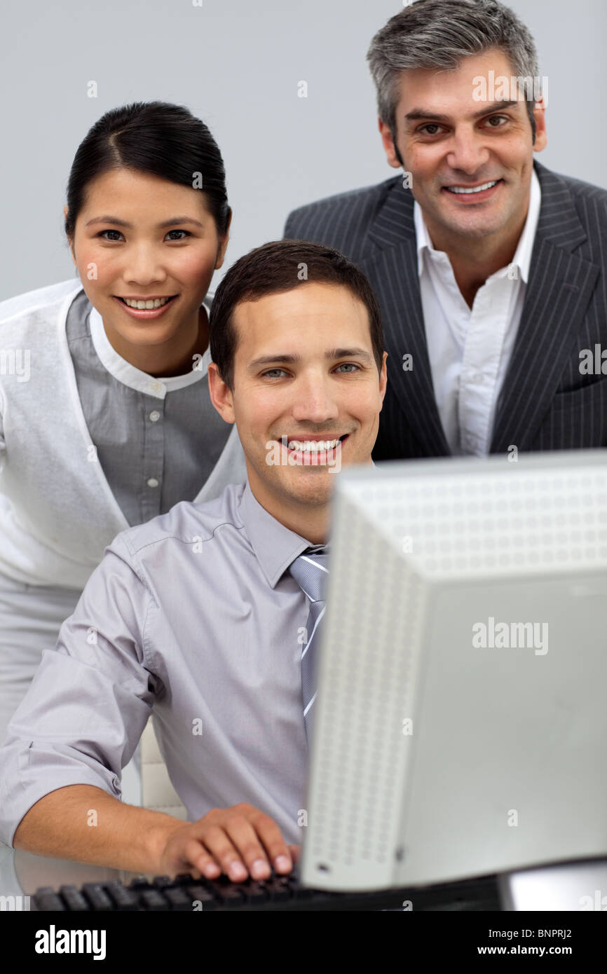 International business people working together Stock Photo - Alamy