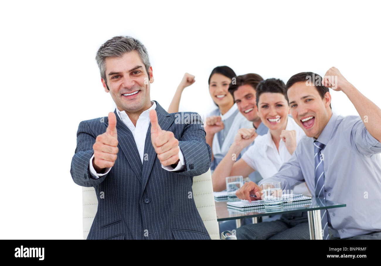 Business partners working together Stock Photo - Alamy