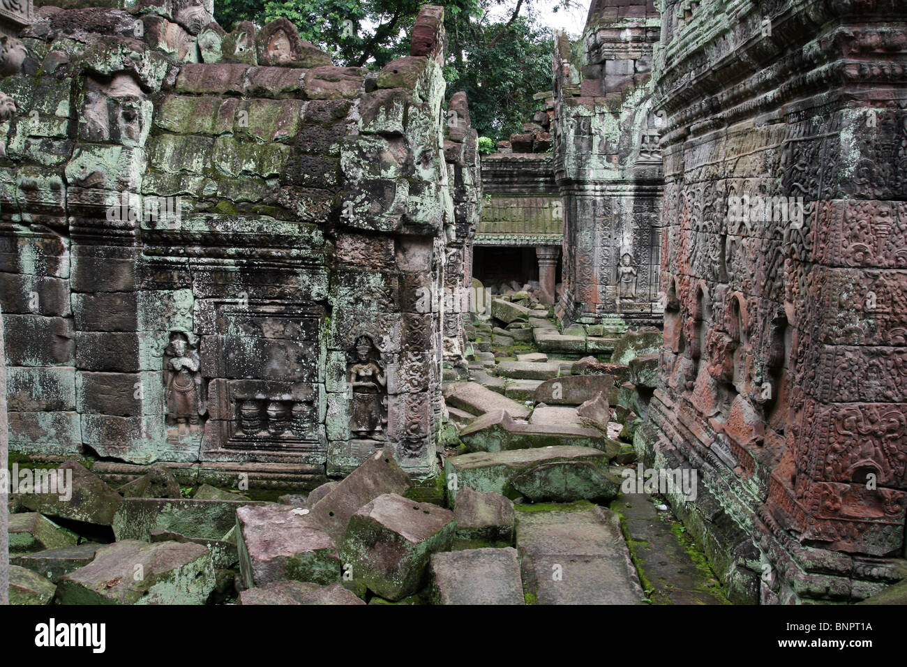 Banteay Prei temple near Angkor Wat, Cambodia Stock Photo - Alamy