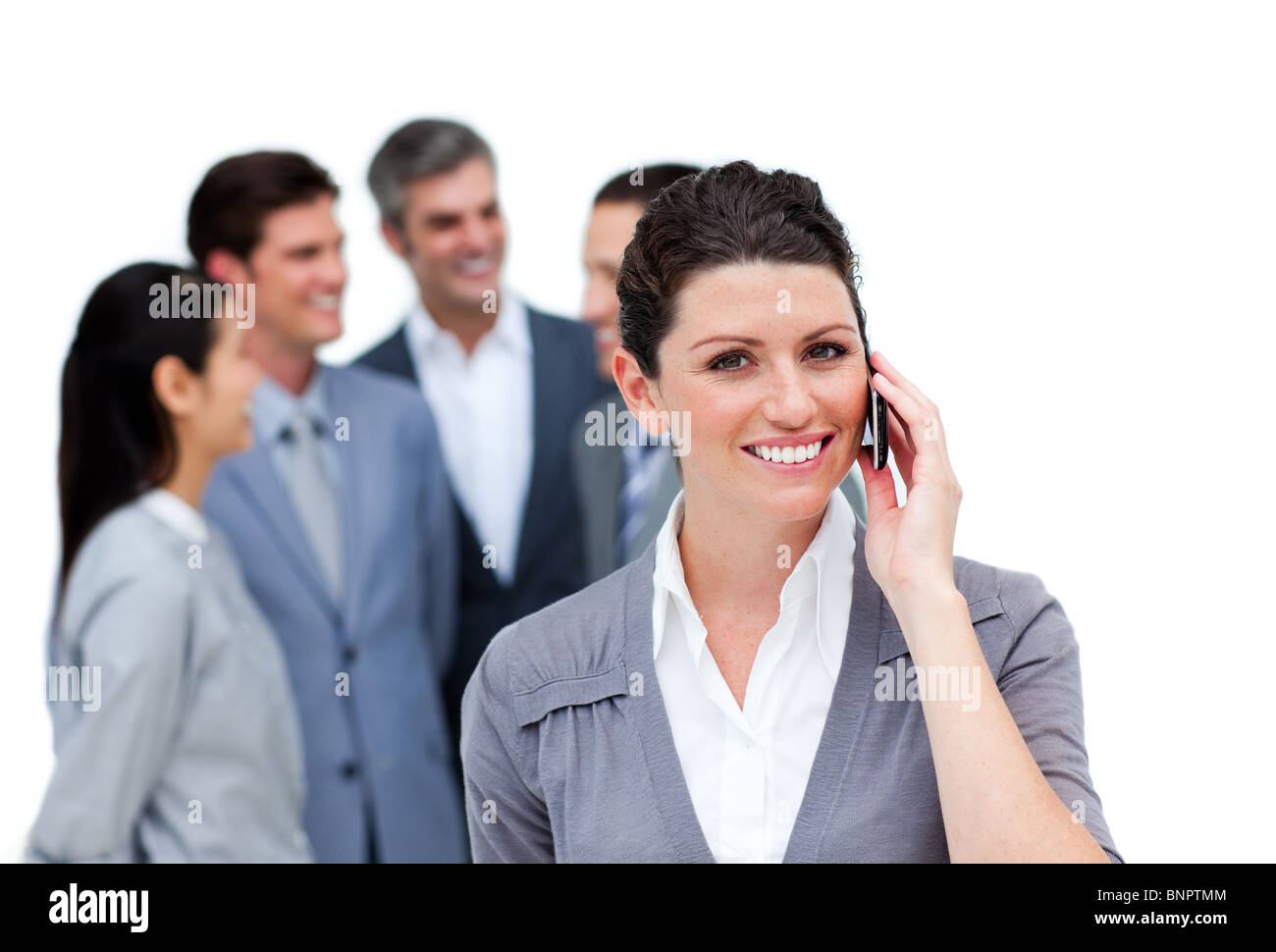 Diverse business team working together Stock Photo - Alamy