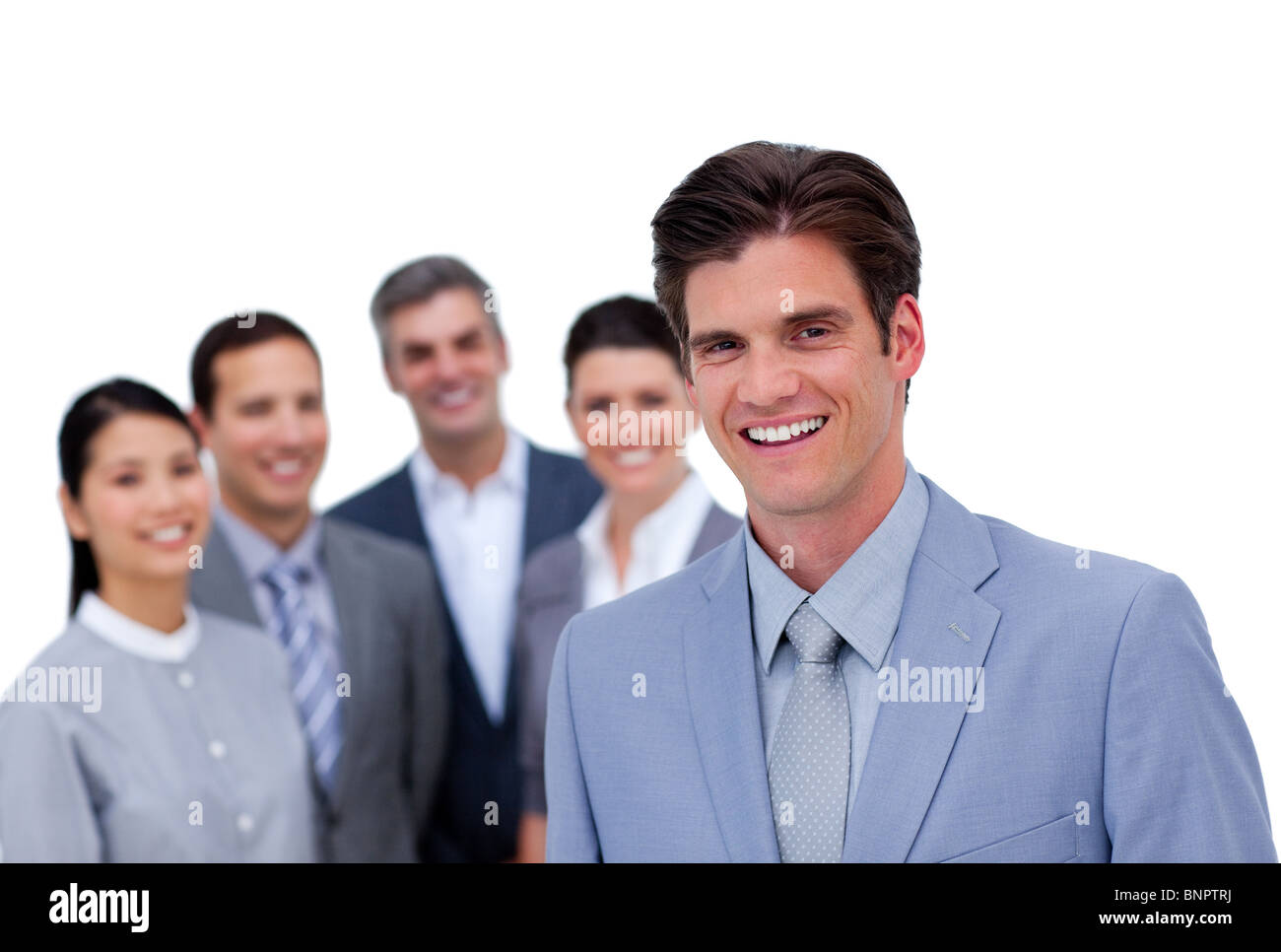 International business team working together Stock Photo - Alamy