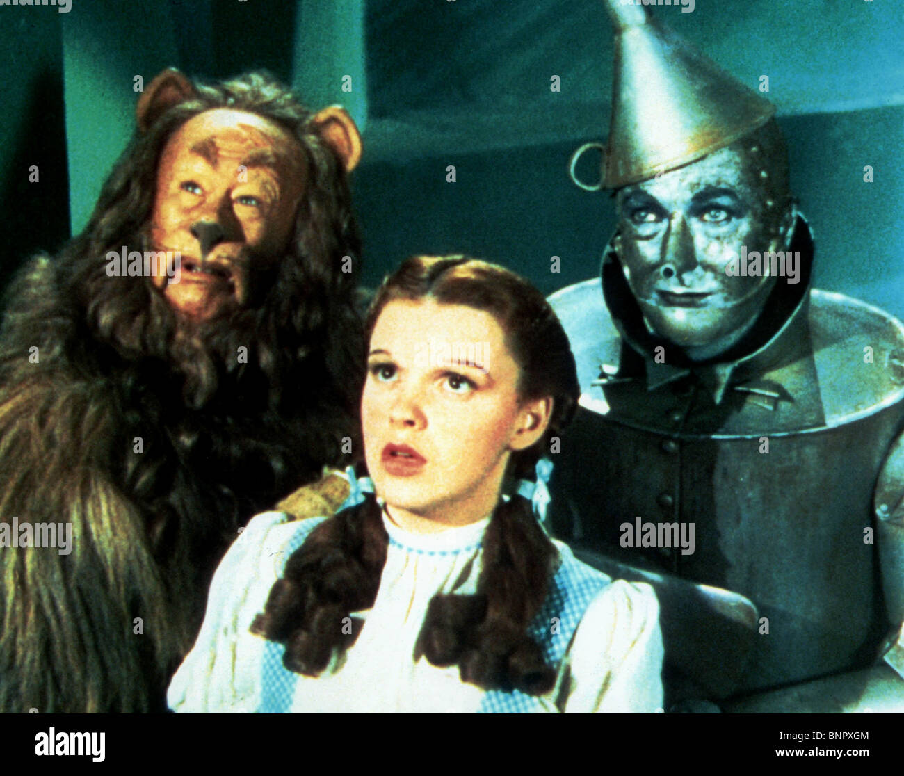 BERT LAHR, JUDY GARLAND, JACK HALEY, THE WIZARD OF OZ, 1939 Stock Photo ...