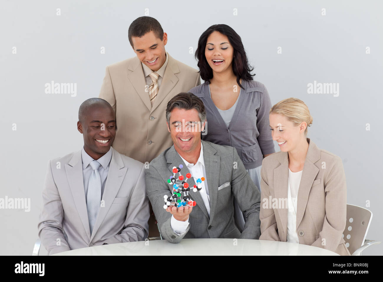 A meeting between Science and Commerce Stock Photo - Alamy