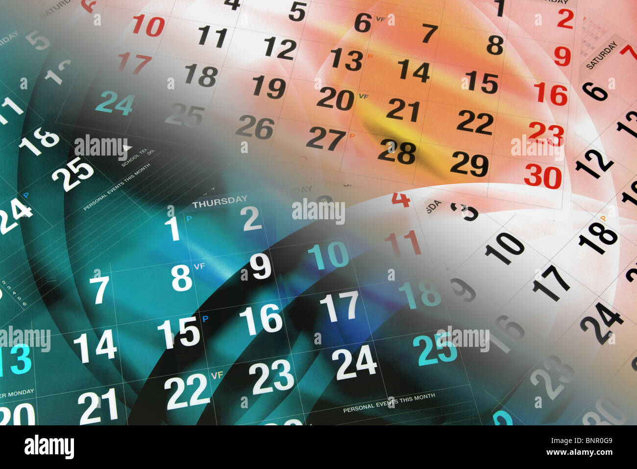 Calendar Sheets High Resolution Stock Photography and Images - Alamy