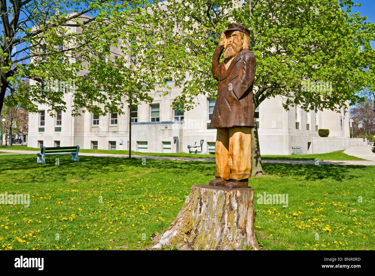 Courthouse Square in Goderich, Ontario, Canada, before the 2011 tornado ...