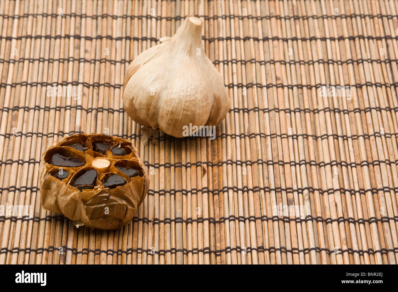 Black fermented garlic hi-res stock photography and images - Alamy
