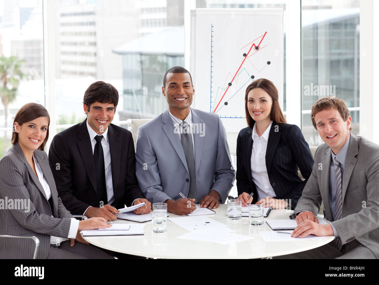 Business team in a meeting Stock Photo - Alamy