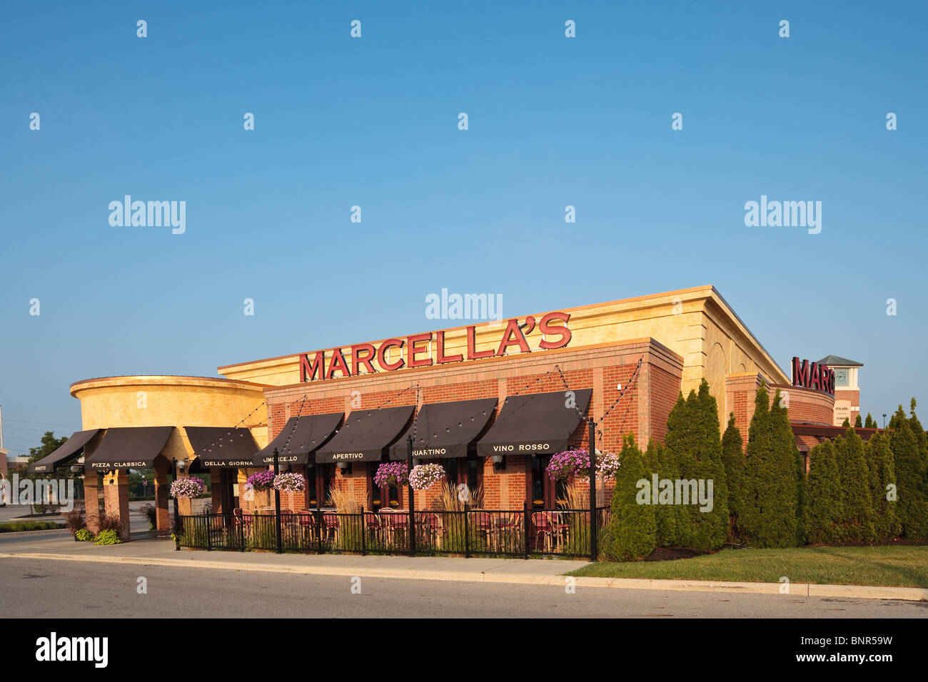 Marcells's restaurant at Polaris in Columbus Ohio Stock Photo - Alamy