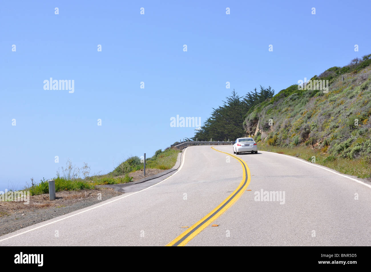 Ocean coast at California Coastal Highway, USA Stock Photo - Alamy