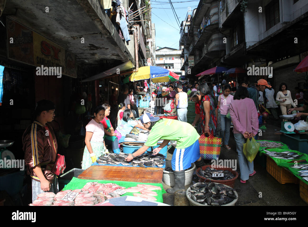Philippine Market Stock Photo - Alamy