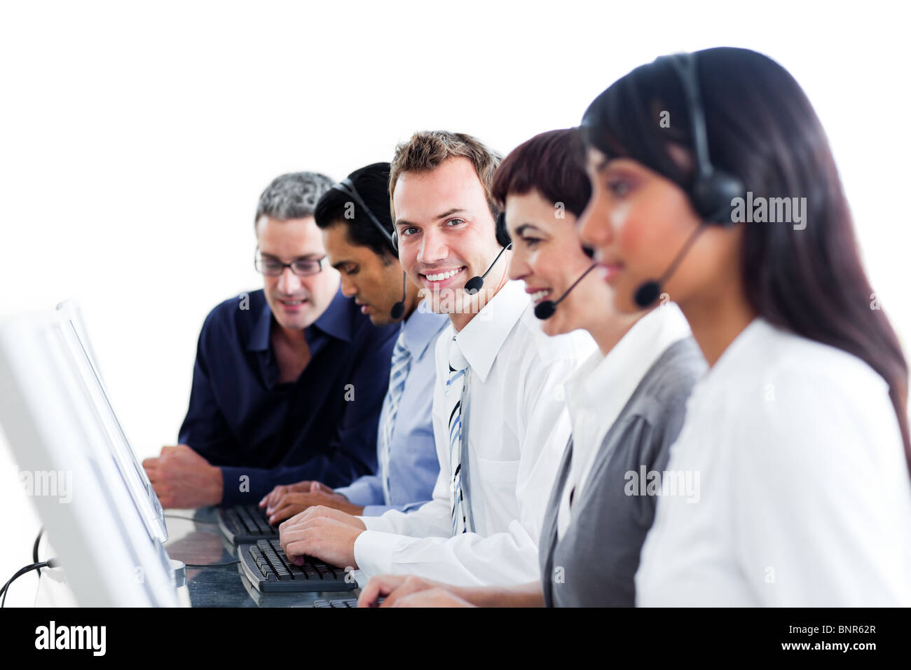 Mature male diverse phone hi-res stock photography and images - Alamy