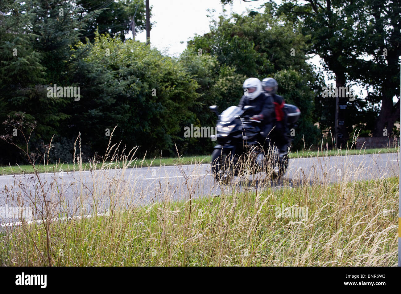 Motorcycle on country road hi-res stock photography and images - Alamy