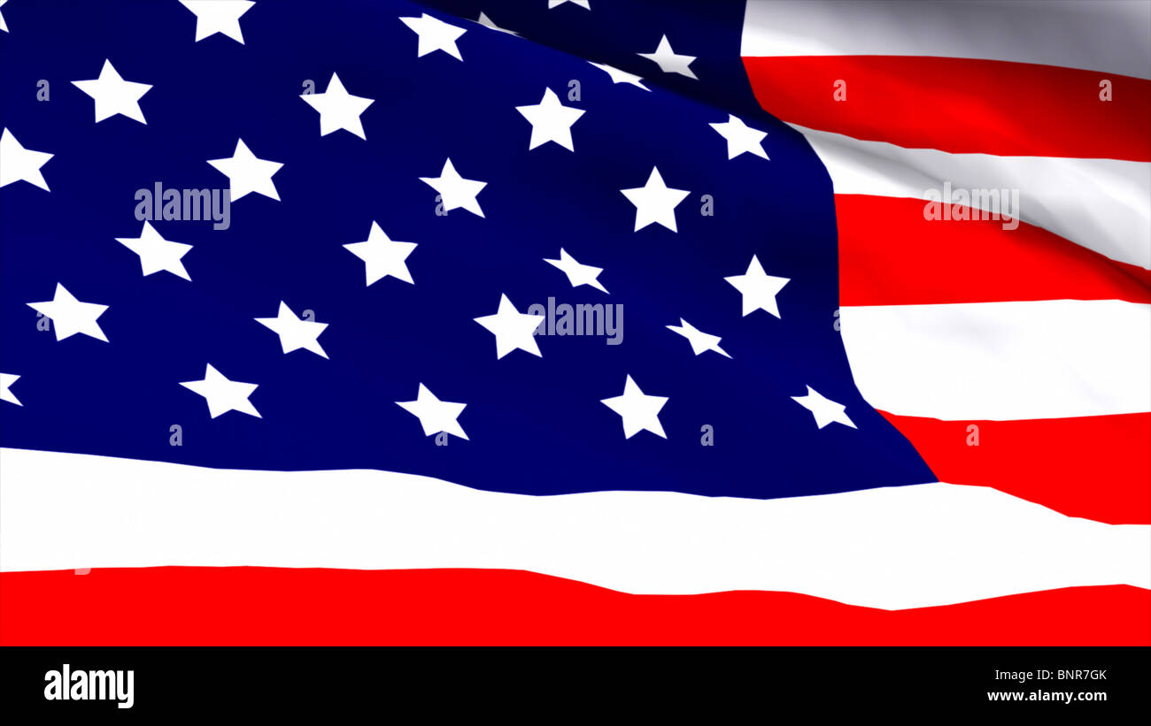 Highly Detailed 3d Render of an American Flag Stock Photo - Alamy