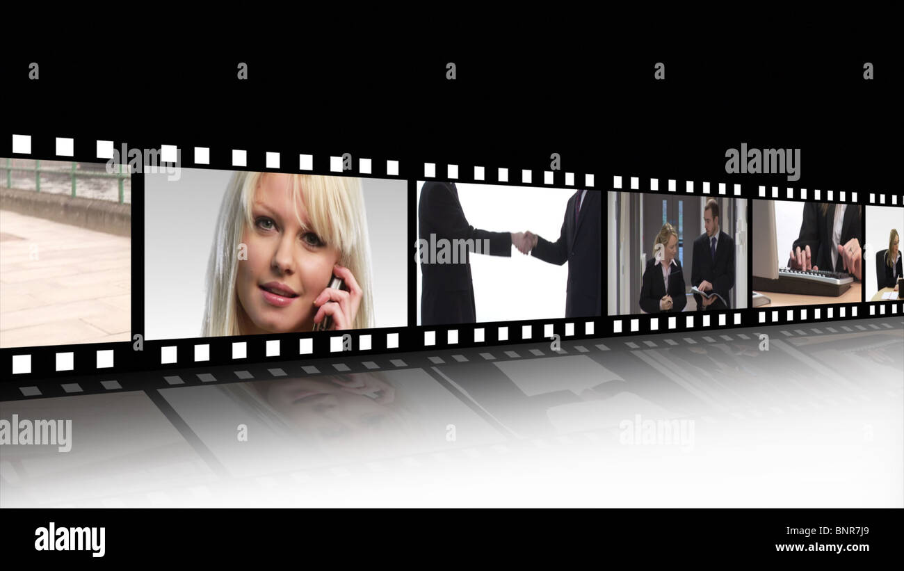 Business teamwork Film Reel Stock Photo - Alamy