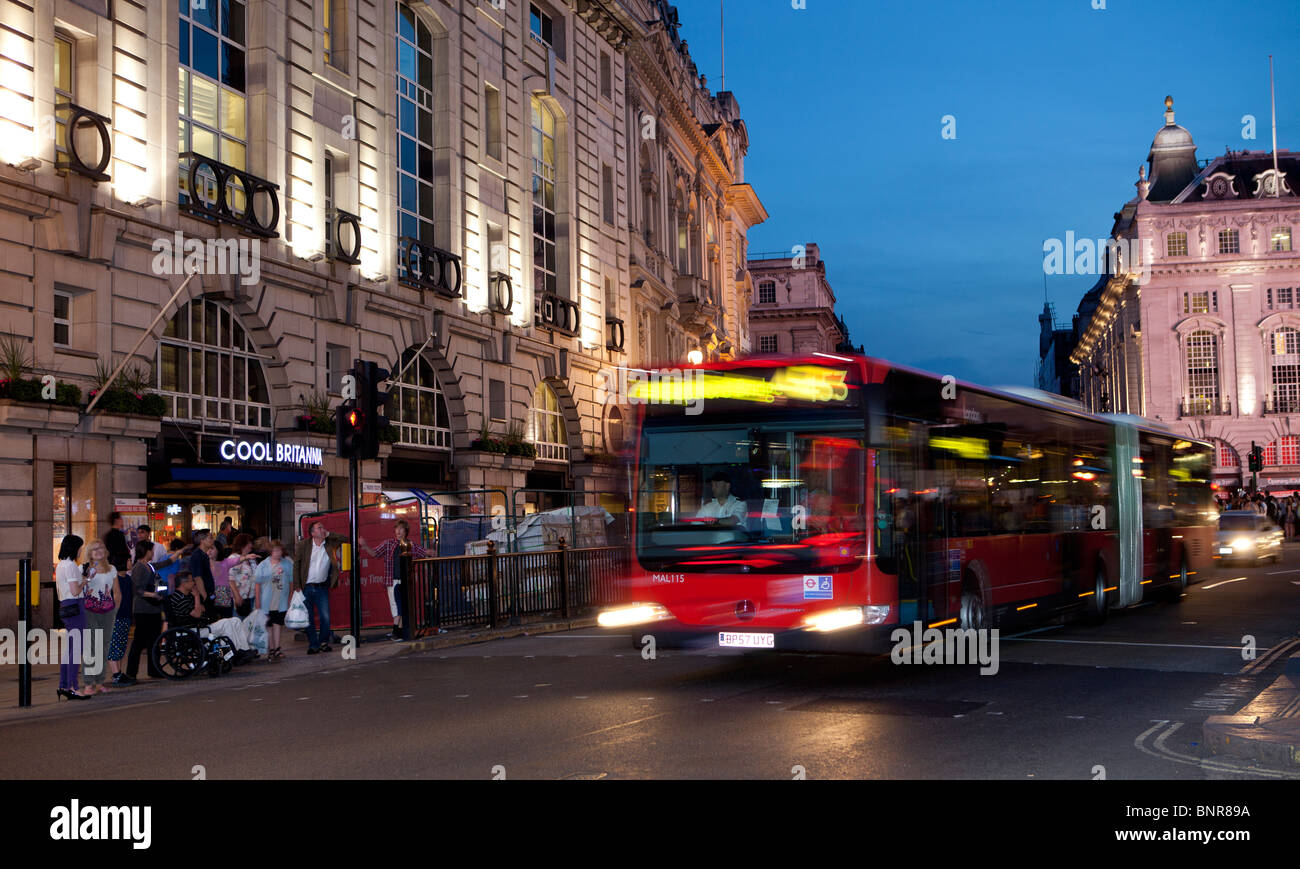 Street scene at dusk, London, England Stock Photo - Alamy