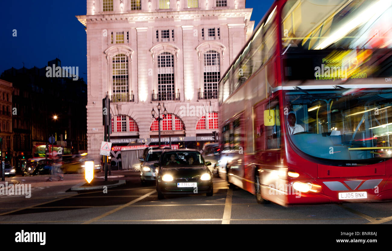Street scene at dusk, London, England Stock Photo - Alamy