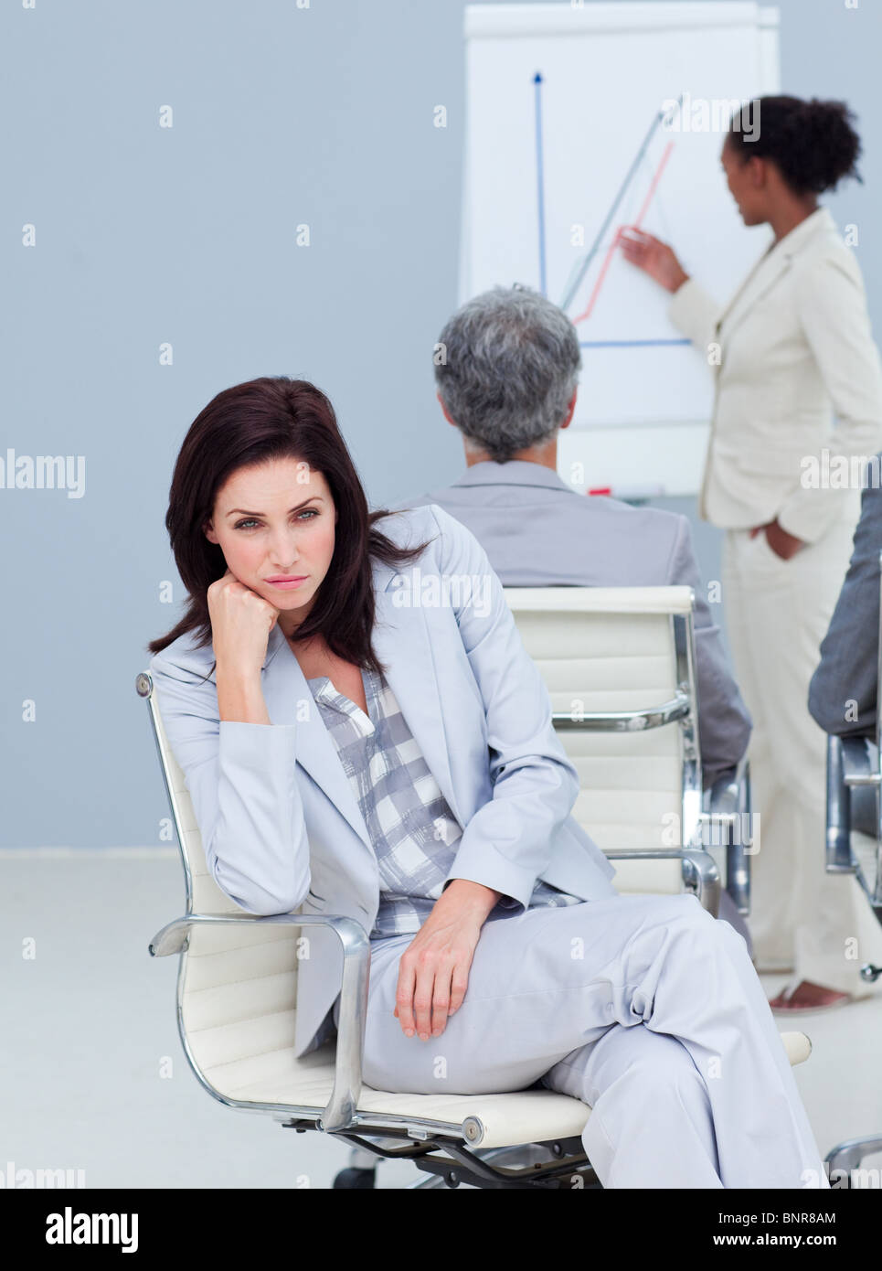 Bored audience meeting hi-res stock photography and images - Alamy