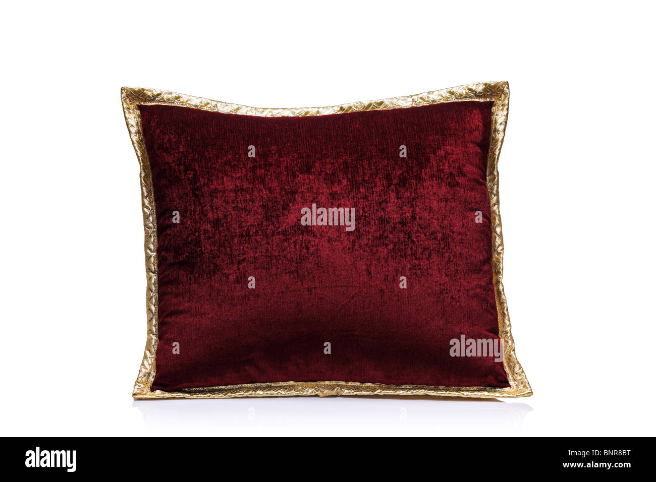 A view of a red pillow Stock Photo - Alamy
