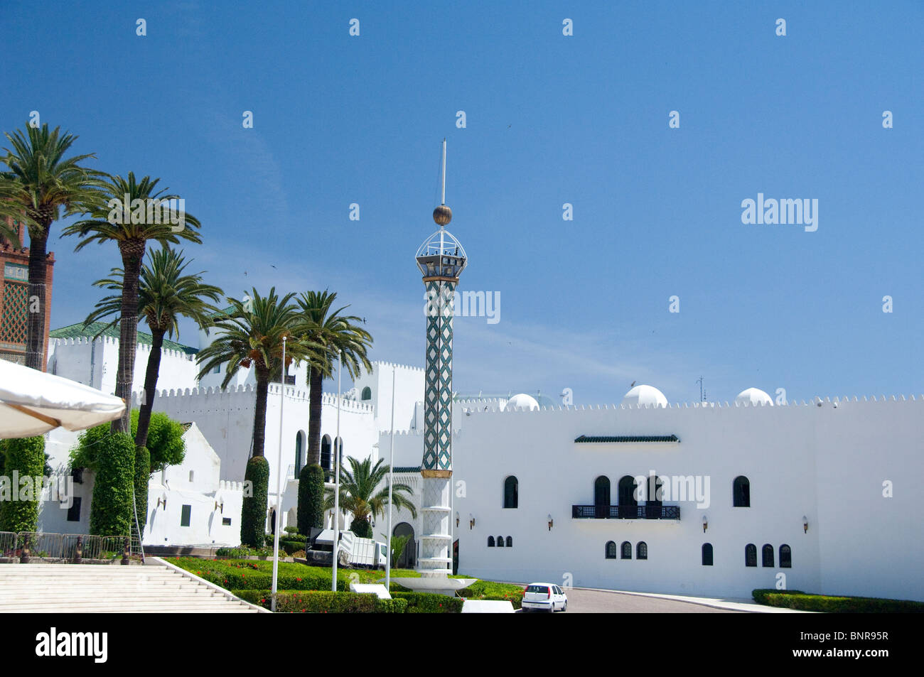 Morocco, Tetouan. Primo Square, Place de Hassan II & Royal Palace Stock ...