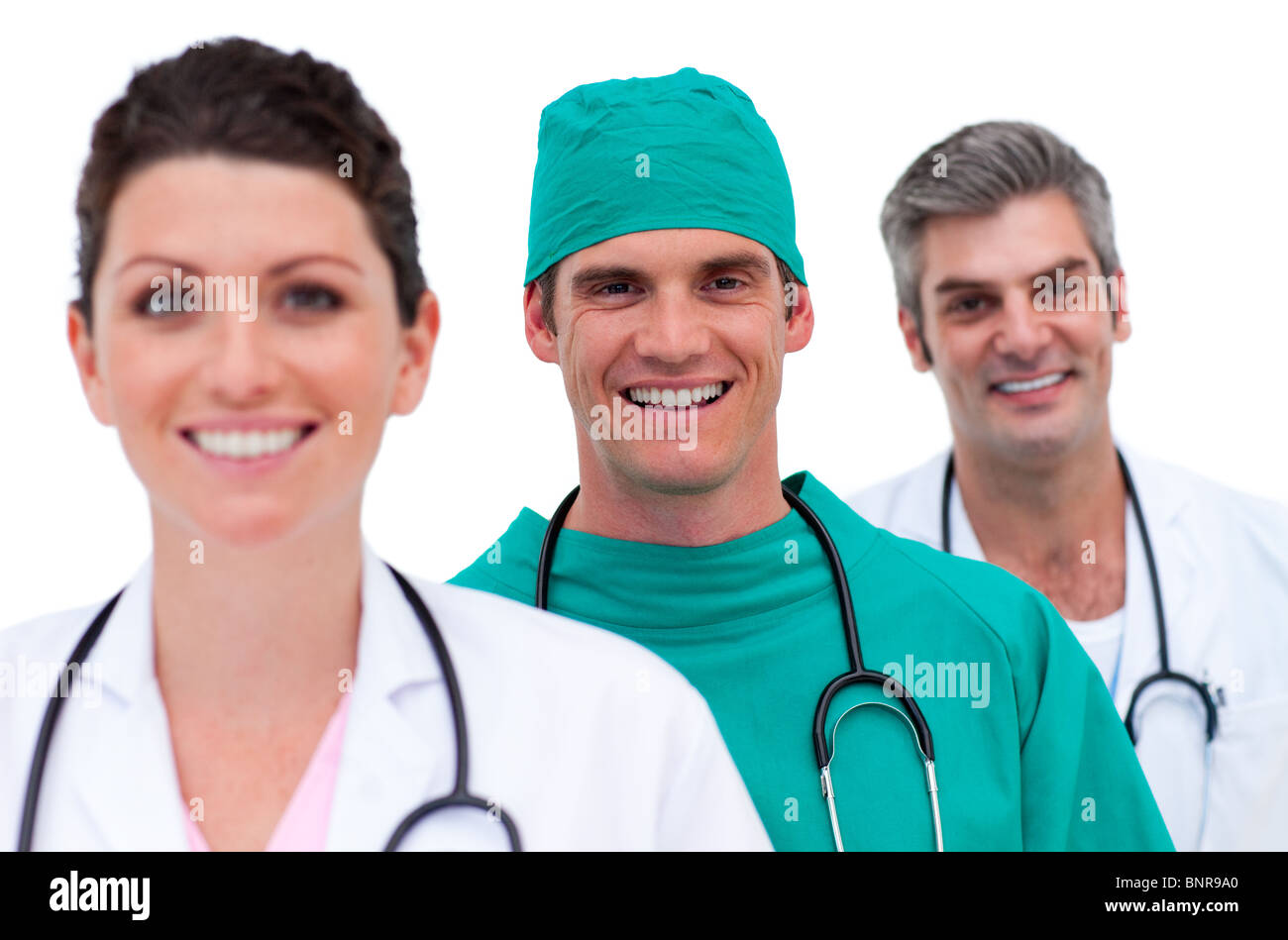 Portrait of a smiling medical team Stock Photo - Alamy