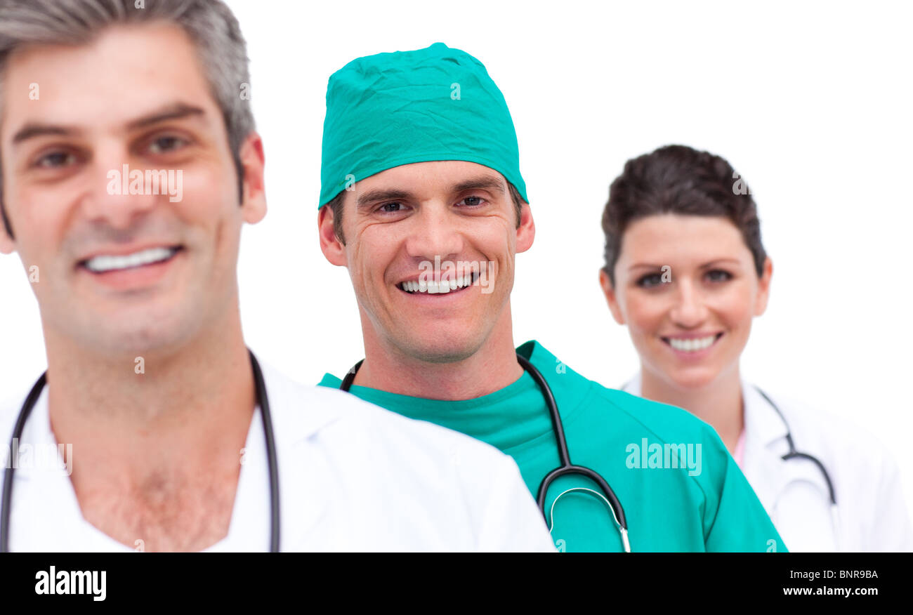 Portrait of a cheerful medical team Stock Photo - Alamy